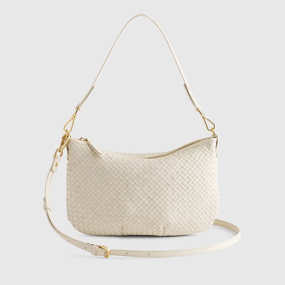 Quince | Bags | Quince Italian Handwoven Leather Mini Shoulder Bag ...